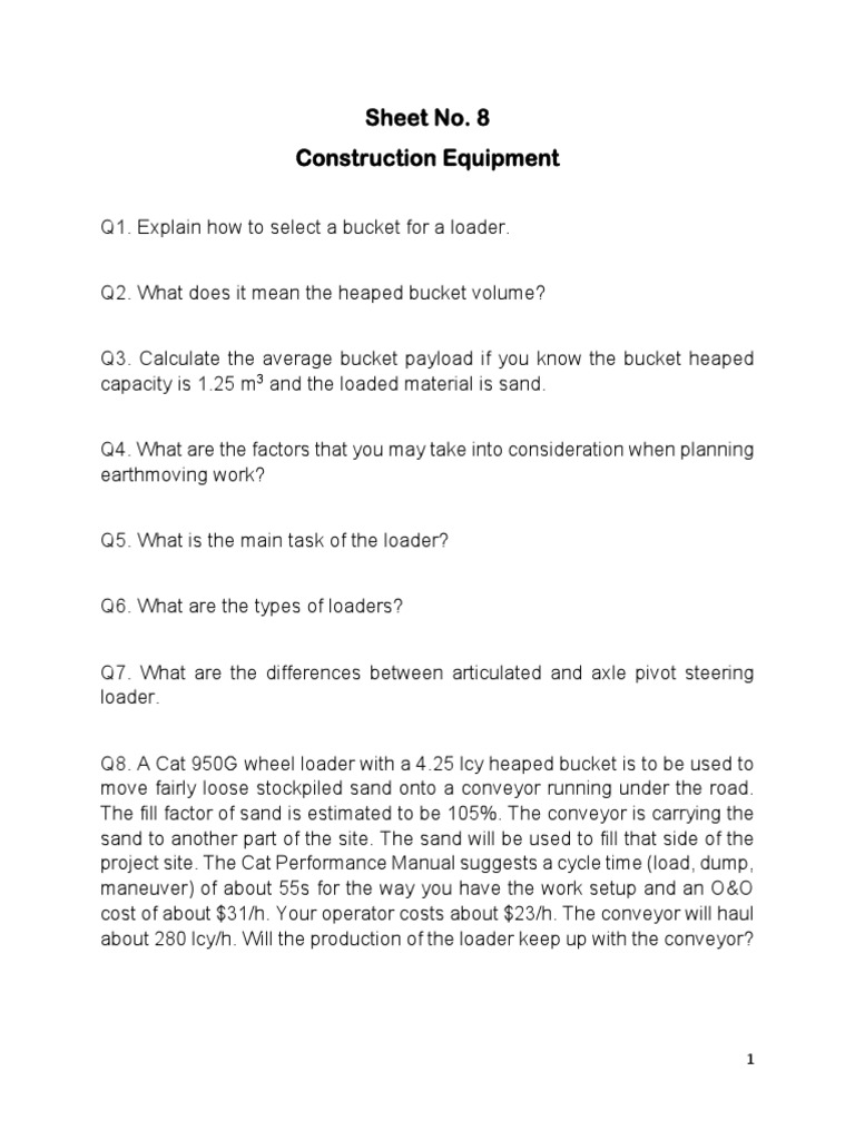 Sheet No. 8 | PDF | Technology & Engineering
