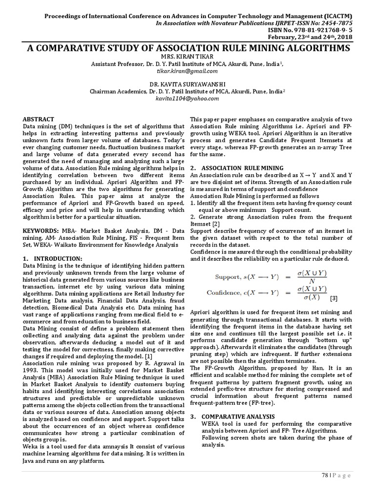 JournalNX - Rule Mining Algorithms | PDF | Algorithms And Data Structures | Data