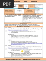 Plan de Estudios de Inglés para Primaria | PDF | Idioma en Inglés | Verbo