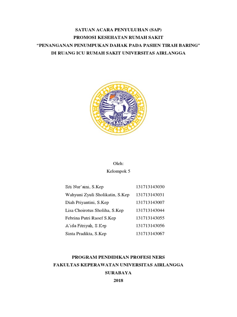 Sap Ruang Icu Rsua | PDF