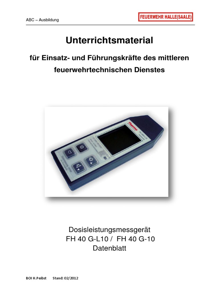 FH 40 GL10 Datenblattk | PDF