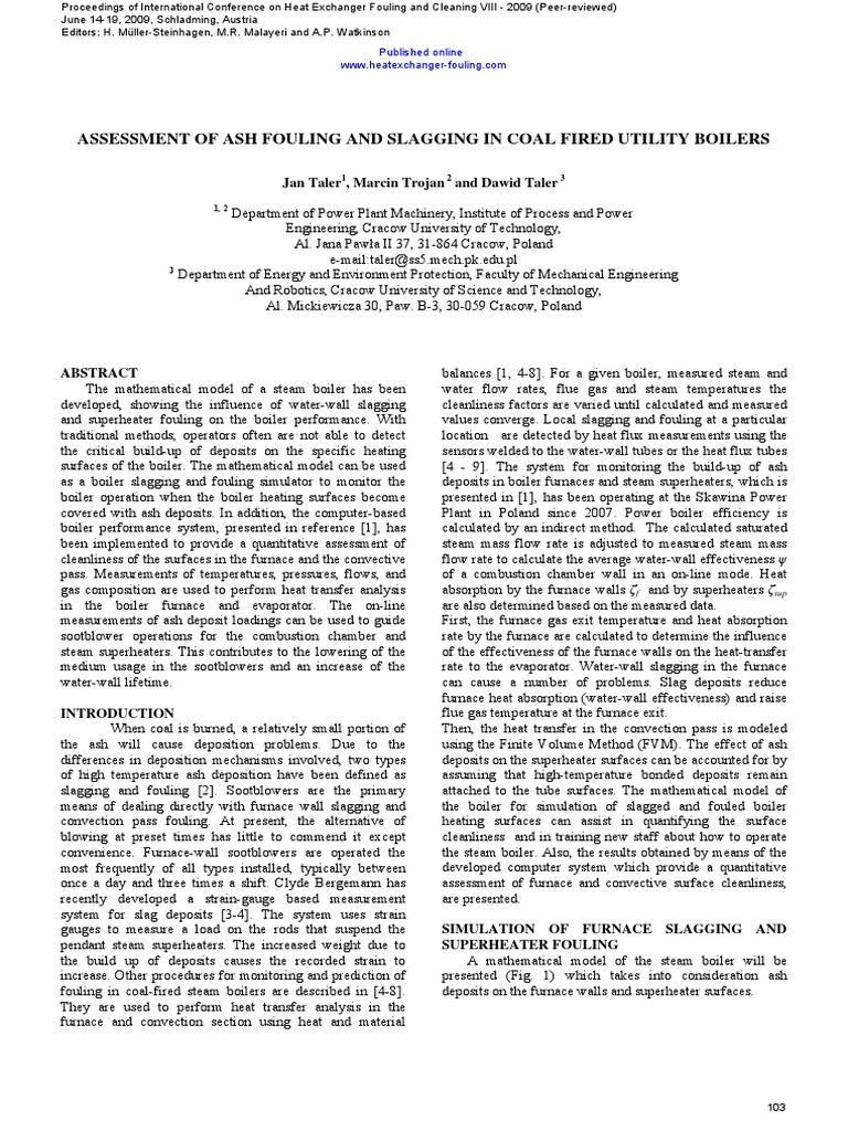Slagging and Fouling PDF | PDF | Boiler | Furnace