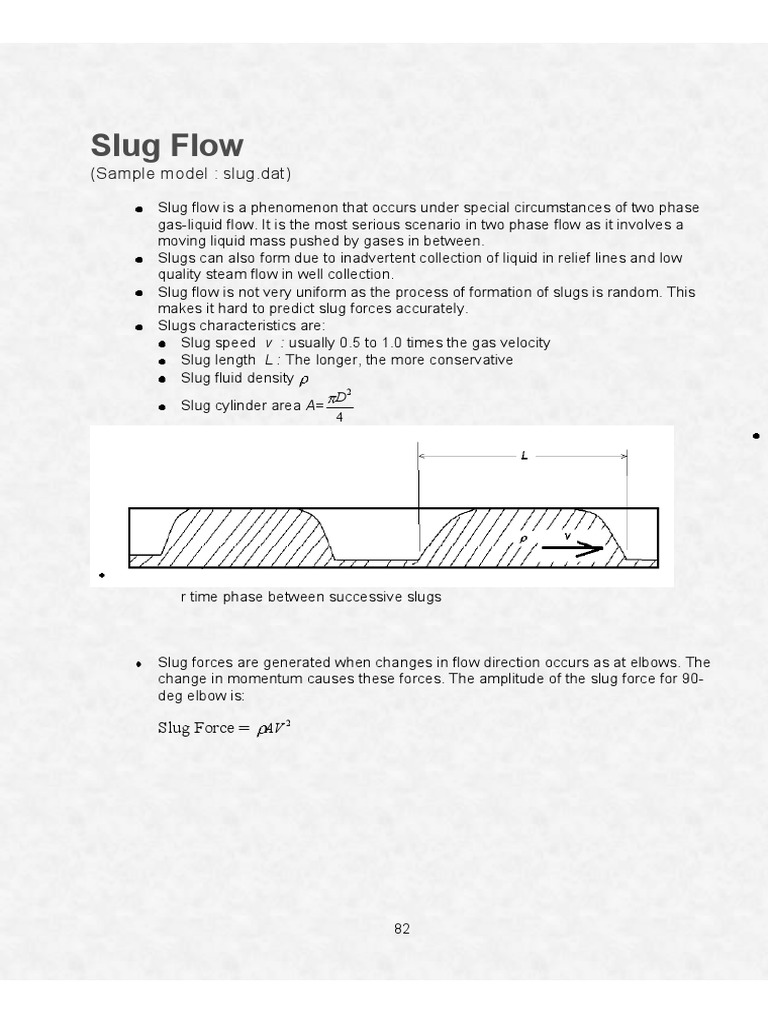 Slug Flow: (Sample Model: Slug - Dat) | Download Free PDF | Fluid ...