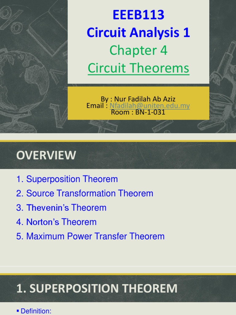 Chapter 4 - 2 PDF | PDF | Electrical Network | Electrical Engineering