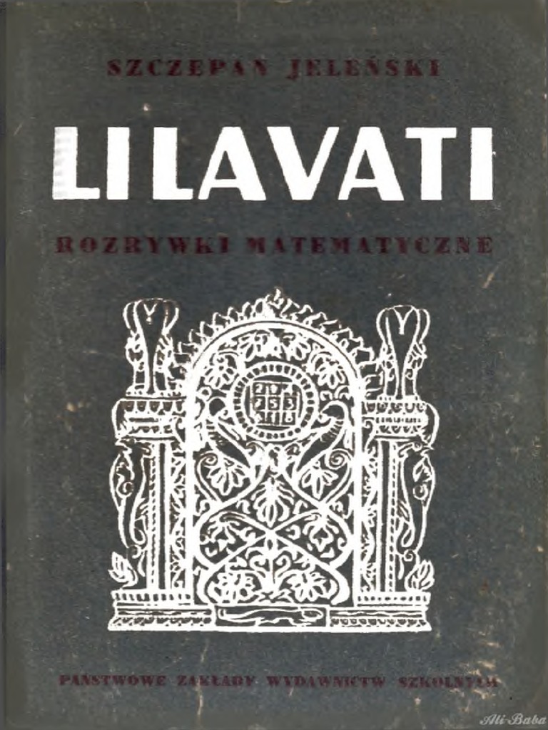 Lilavati - Rozrywki Matematyczne - Szczepan Jeleński