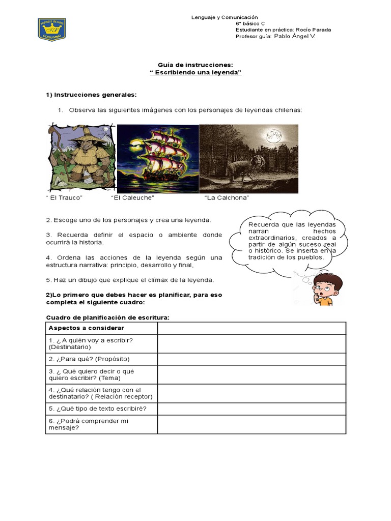 Como Escribir Una Leyenda | PDF | Libros para adolescentes