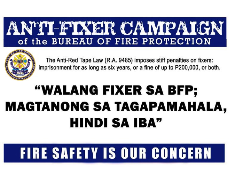BFP Anti Fixer Campaign Theme PDF | PDF
