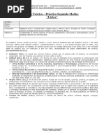 Modelo Boletin Literal D de 2do Grado | PDF | Sílaba