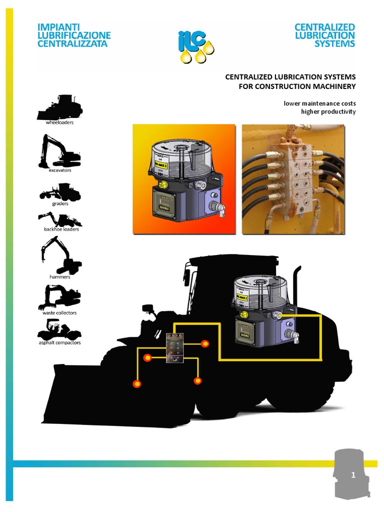 ILC Lube Lubrication Construction Machinery | PDF | Lubricant | Bearing ...
