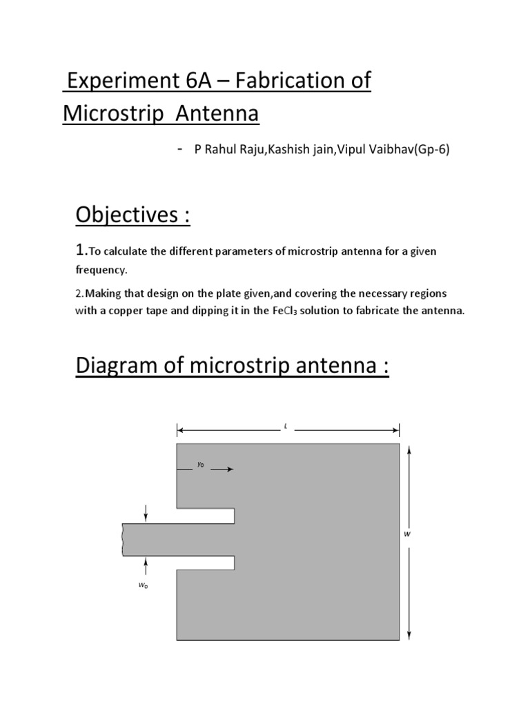 Experiment 6A PDF | PDF | Transmission Line | Antenna (Radio)