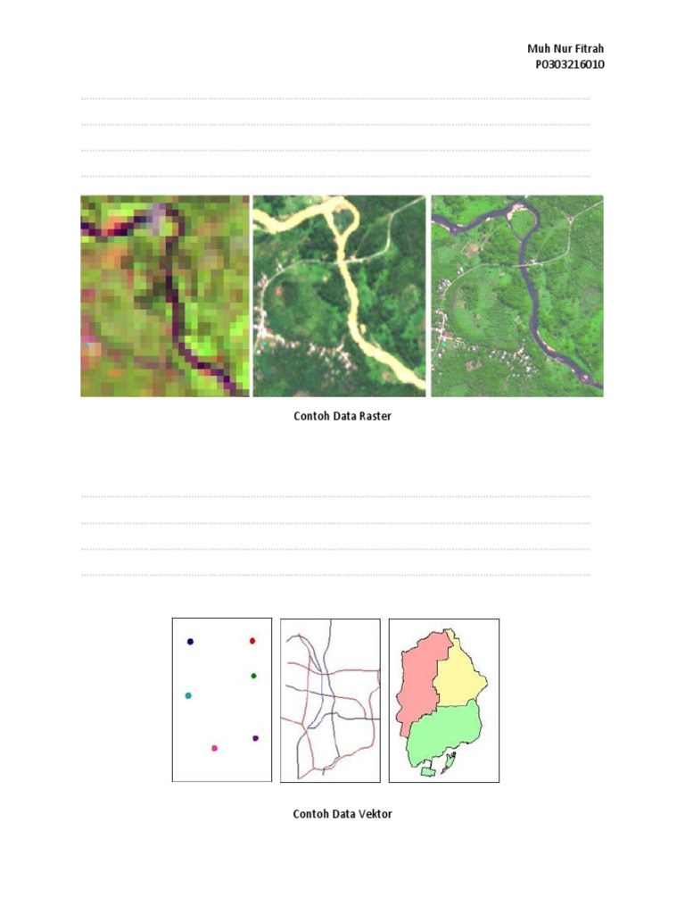 Perbedaan Data Raster Dan Vektor | PDF | Komputer