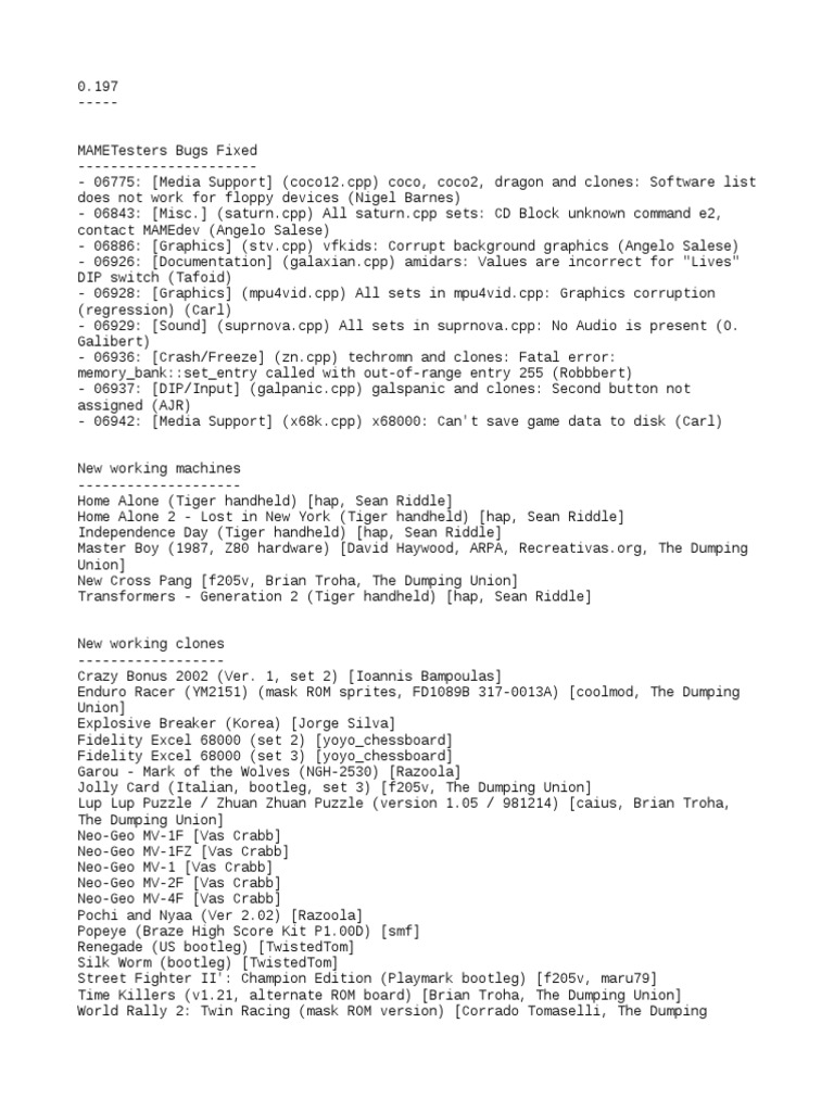 Mame | PDF | Bios | Random Access Memory