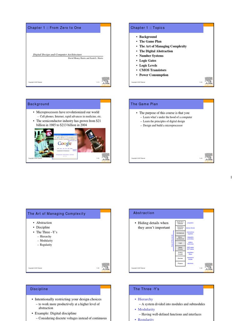 DDCA Ch1 | PDF | Mosfet | Field Effect Transistor