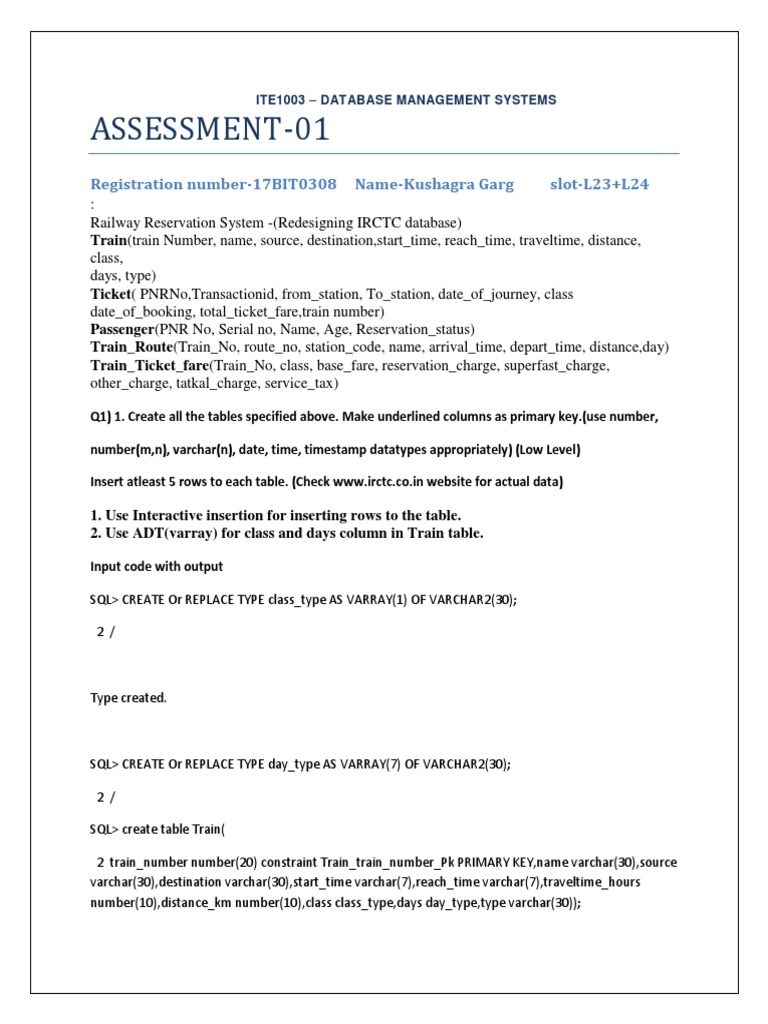 Question For Practice Oracle (11g) With Answers | PDF | Table (Database) | Databases