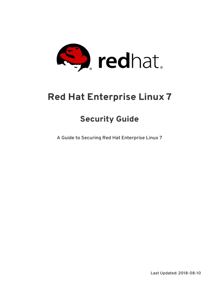 Red Hat Enterprise Linux 7 Security Guide en US | PDF | Computer ...