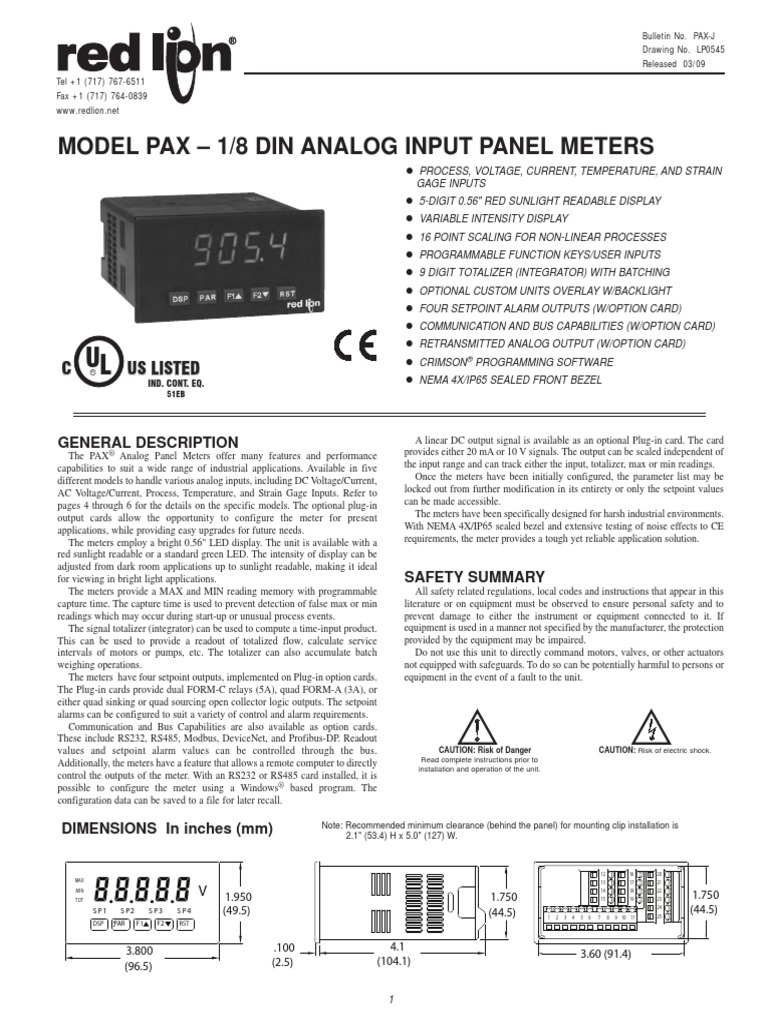 Pax Panel | PDF | Relay | Hertz