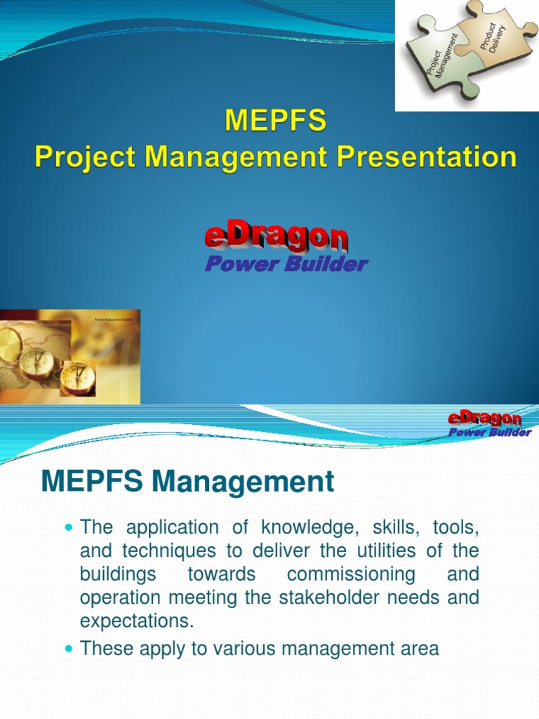 Edragon MEPFS Project Management | PDF | Project Management | General ...