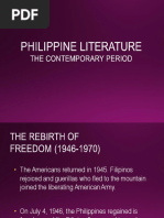 Post Colonial Period of The Philippines | PDF | Philippines | Colonialism