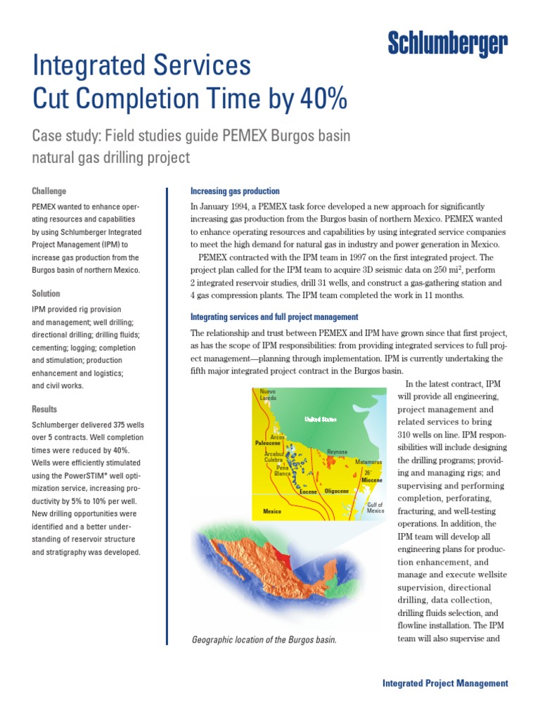Burgos Basin Pemex | PDF | Petroleum Reservoir | Oil Well