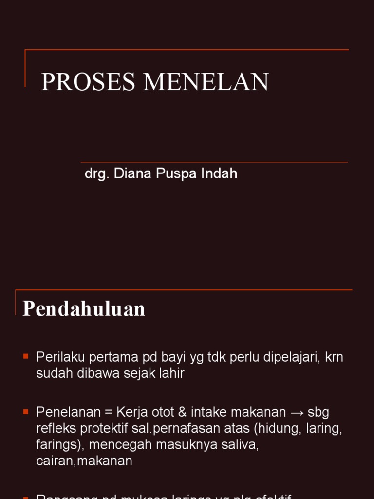 Proses Menelan | PDF