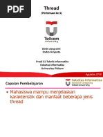 Proses dan Thread dalam Sistem Operasi | PDF