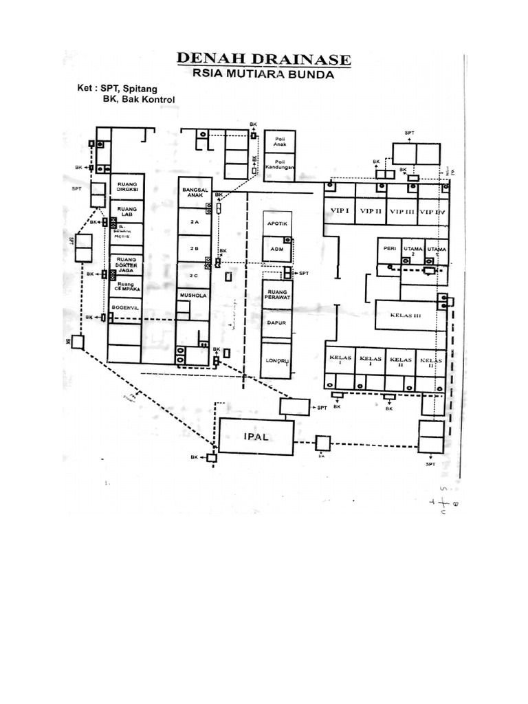 Denah Drainase Rsia MB | PDF