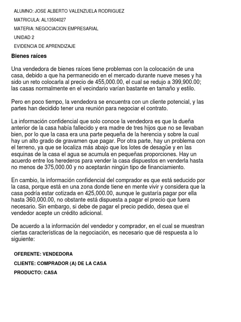 Gnem U2 Ea | PDF | Precios | Cliente