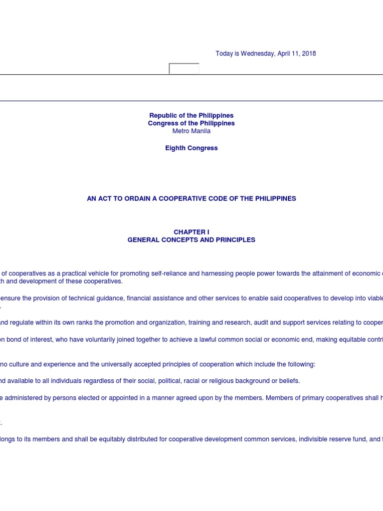 RA 9520 IRR Certain Provisions | Board Of Directors | Cooperative ...