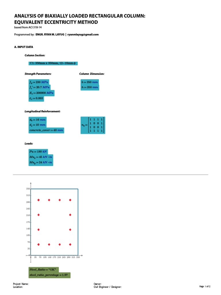 Equivalent Eccentricity in Columns | PDF | Teaching Mathematics | Nature