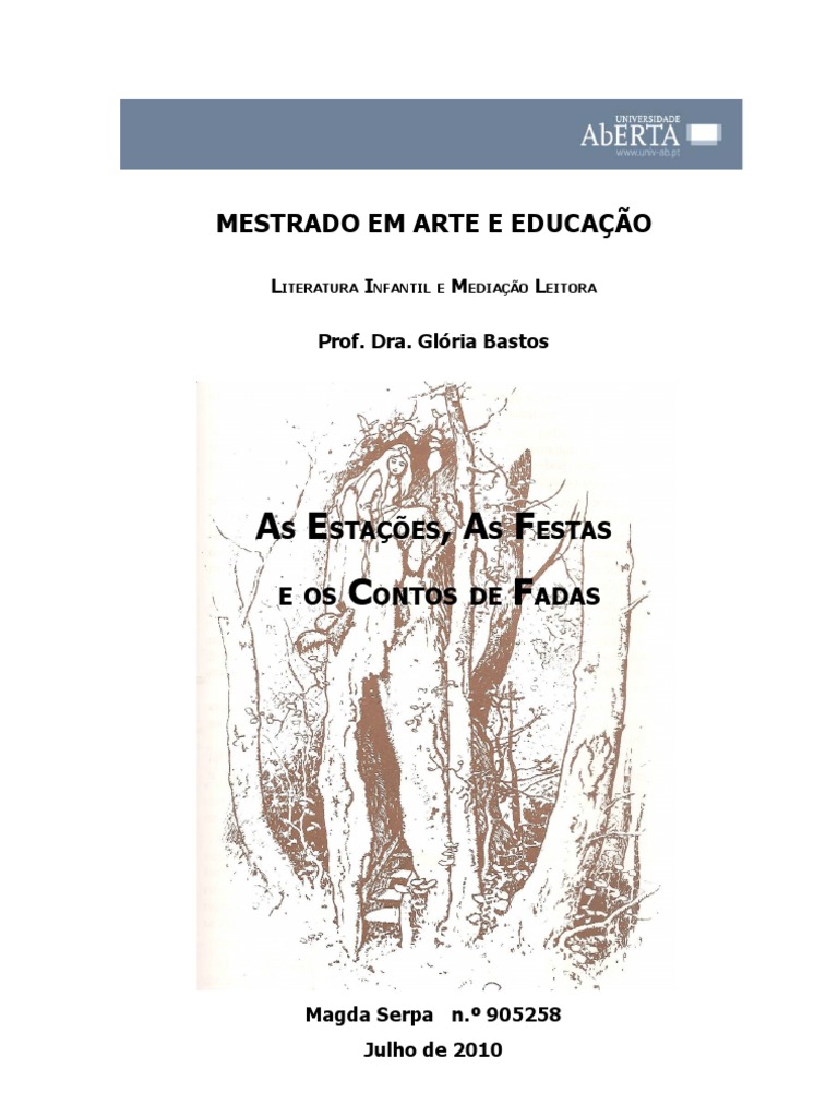 Trabalho Final LIML - Magda Serpa | PDF | Chapeuzinho Vermelho | Contos