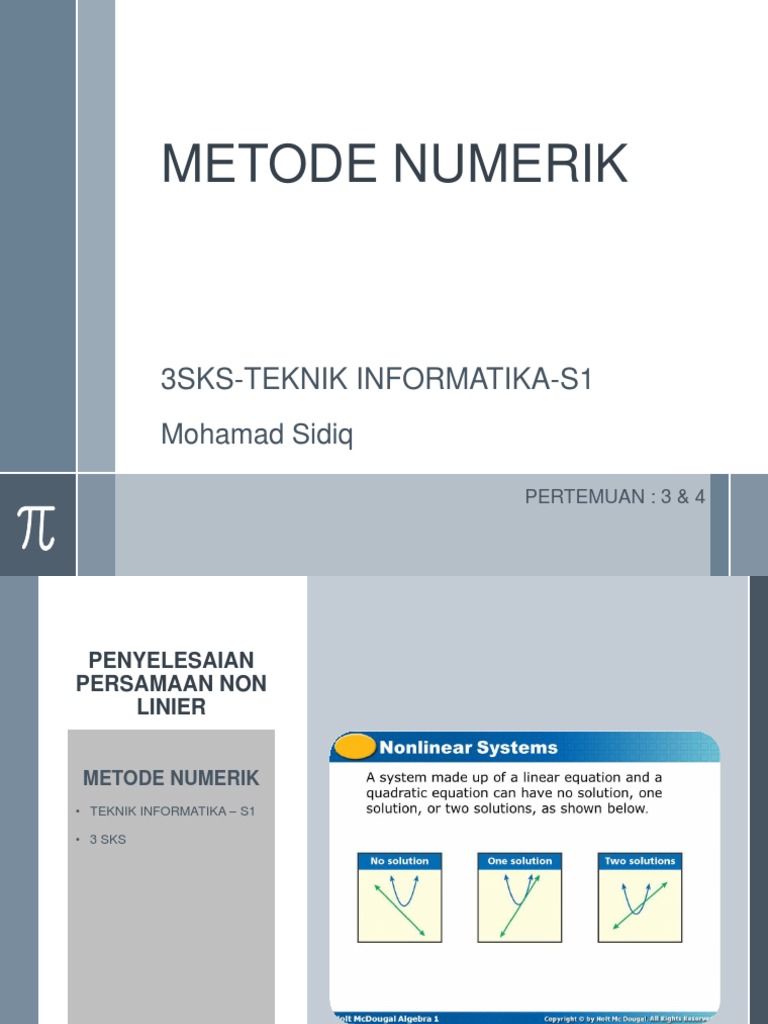 13-Metode Numerik PDF | PDF