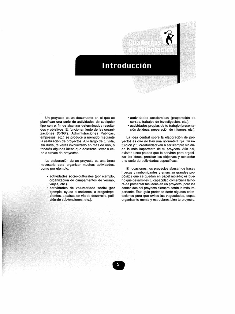 Definición de Programa, Proyecto y Actividad PDF | PDF