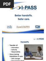 I-PASS Handoff Communication Guide | PDF | Childbirth | Patient