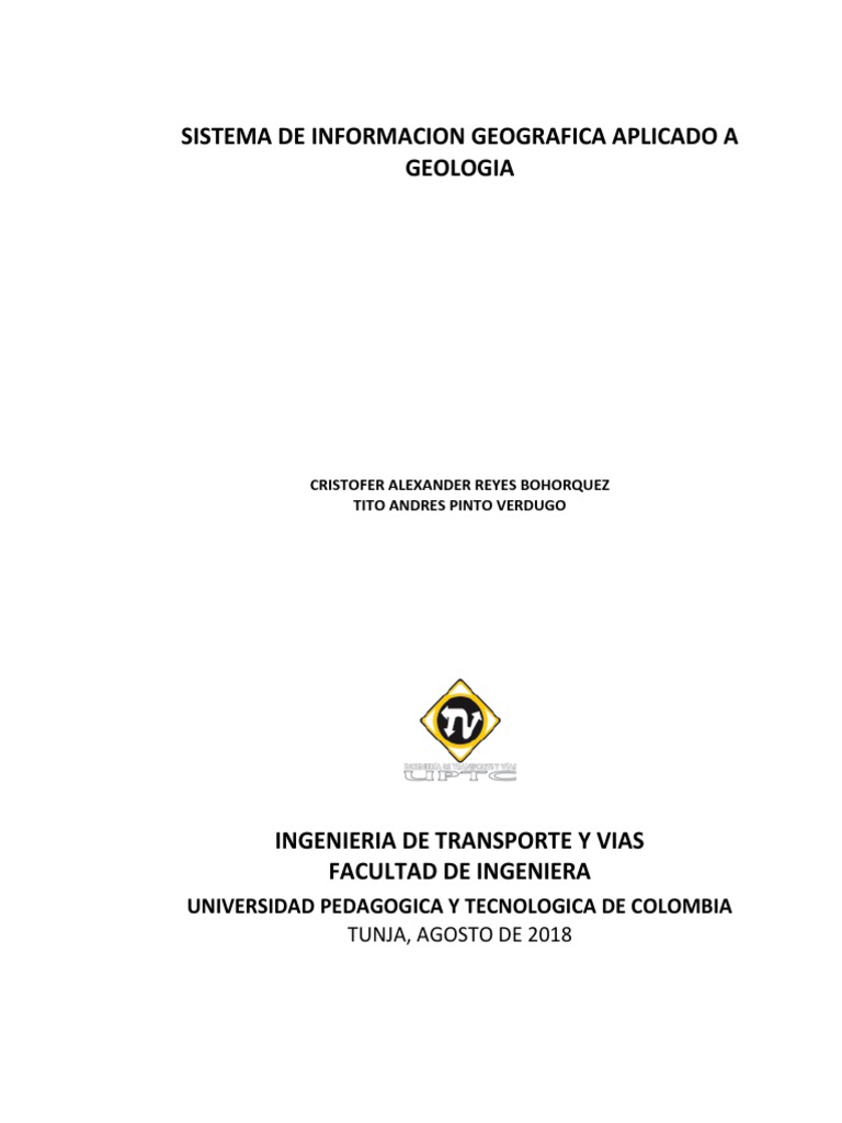 Sig Aplicado A Geologia | PDF | Sistema de información geográfica | Volcán