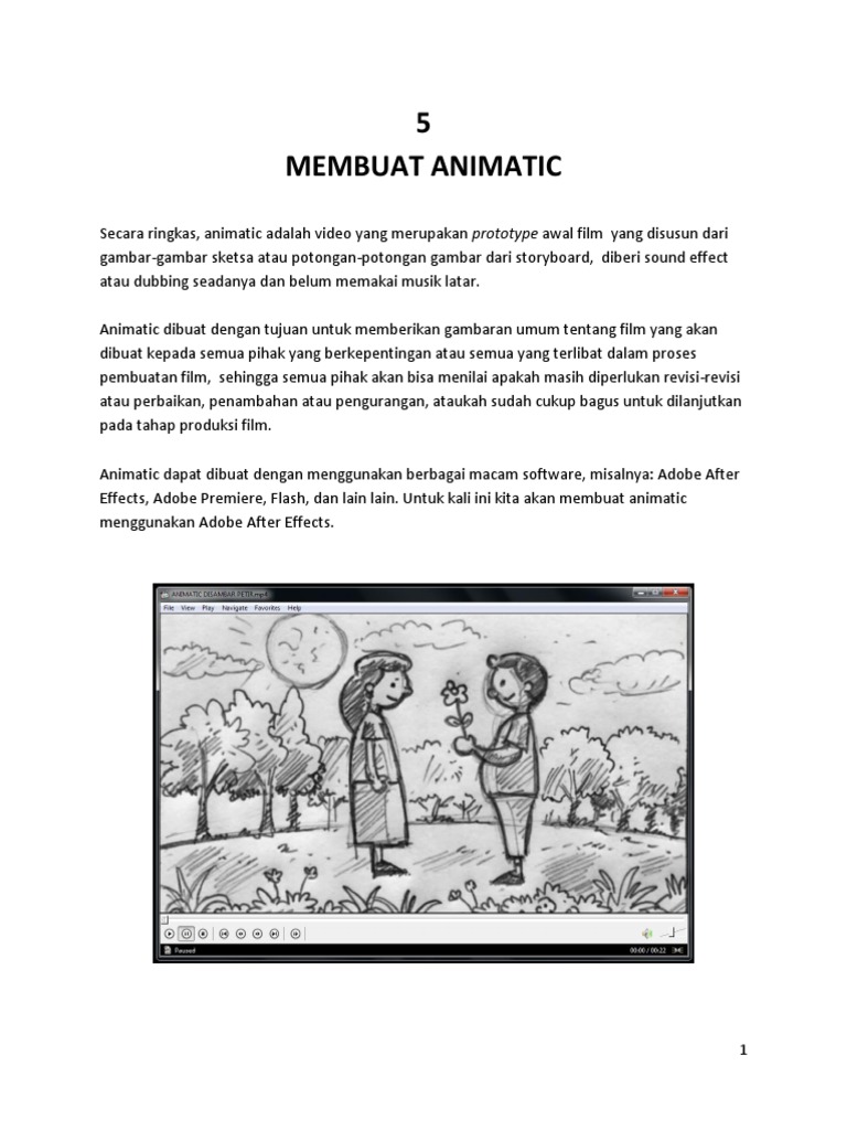 Tahapan Membuat Animasi 2d - 2018 | PDF