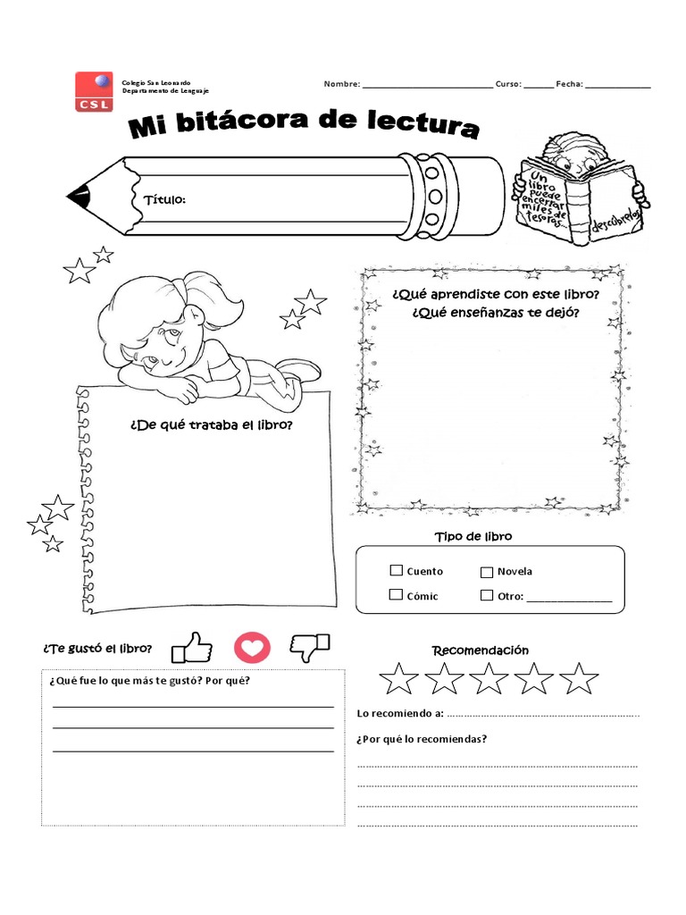 Bitacora de Lectura Mes de Junio | PDF