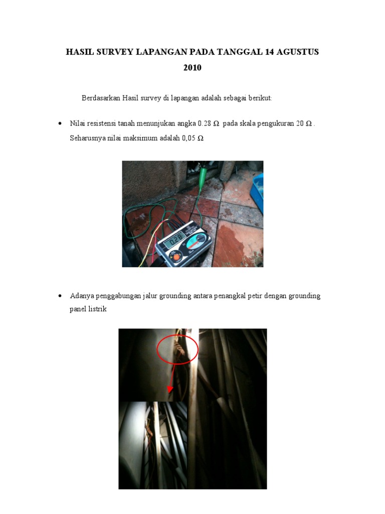 Langkah Kerja Dalam Pembuatan Grounding | PDF