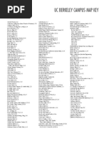Uc Berkeley Campus Map Key | PDF | Nature