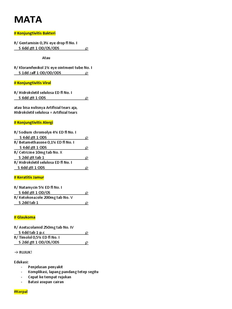 Contoh Resep | PDF
