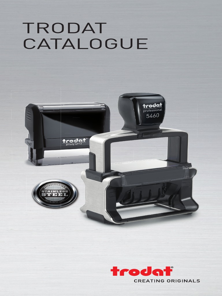 Trodat Catalog #1 | PDF | Color | Graphic Design