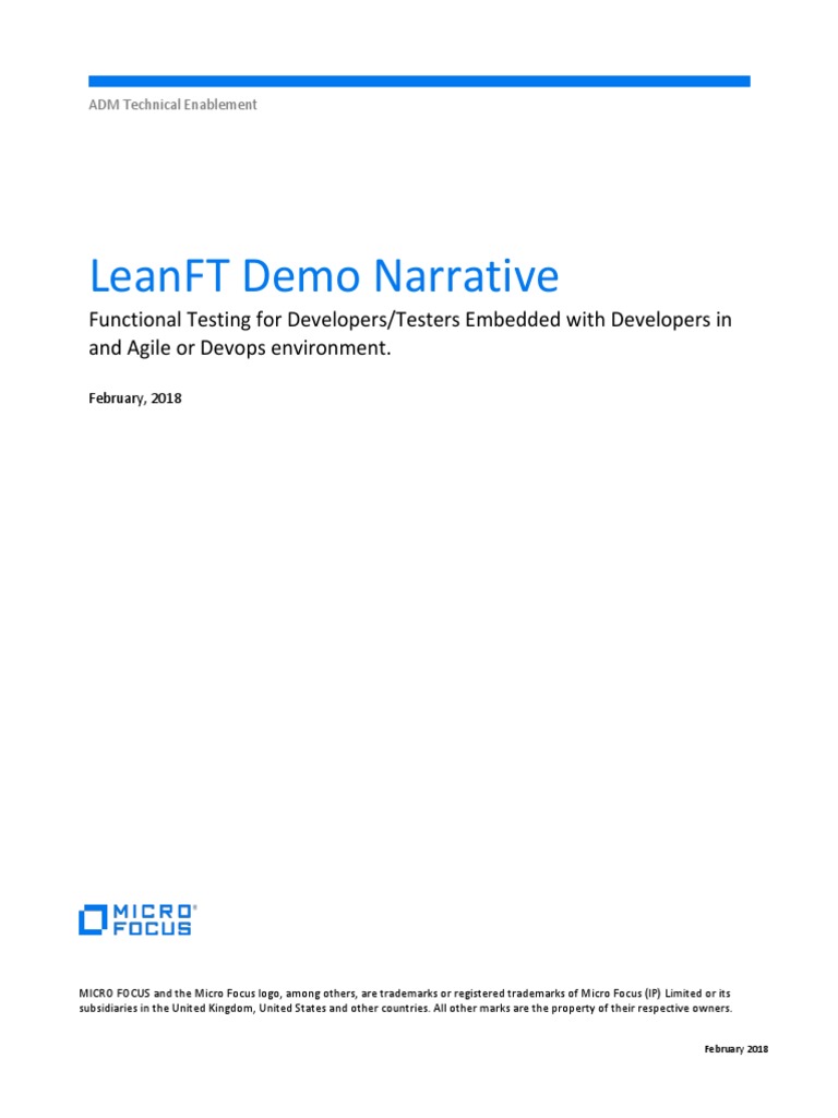 LeanFT Demo Certification | PDF | Selenium (Software) | Java Script