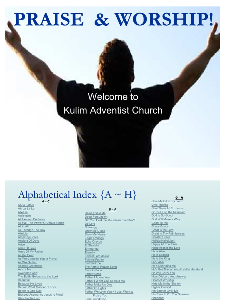 Worship Songs and Slides Resources | PDF | Jesus | God