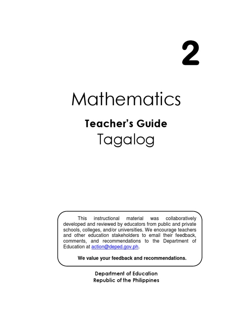 Mathematics: Tagalog | PDF | Fraction (Mathematics) | Subtraction
