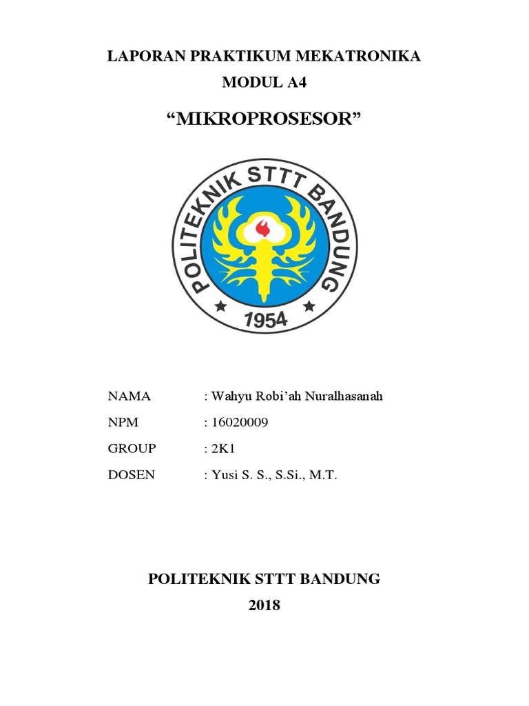 Laporan Praktikum Mikroprosesor | PDF