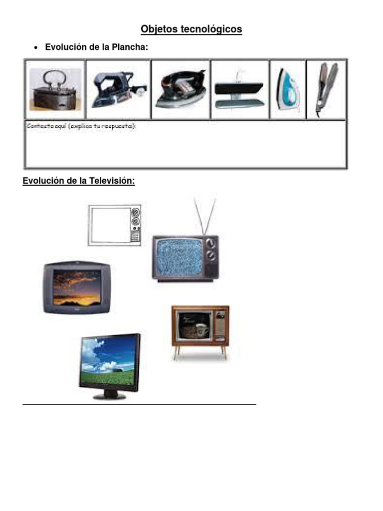 Evolución de Objetos Tecnológicos | PDF