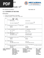 Physics Grade 11 Unit 2 Vectors | PDF