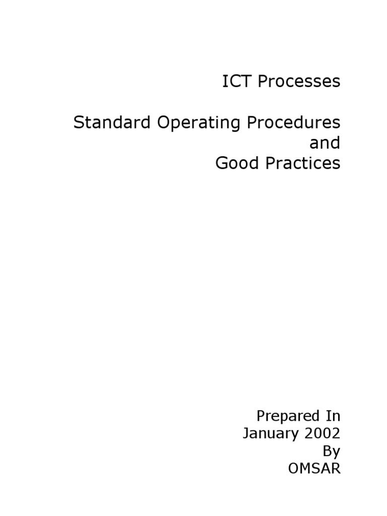 The ICT Processes | PDF | Project Management | Risk Management