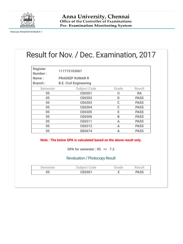 Anna University - COE, Chennai PDF | PDF
