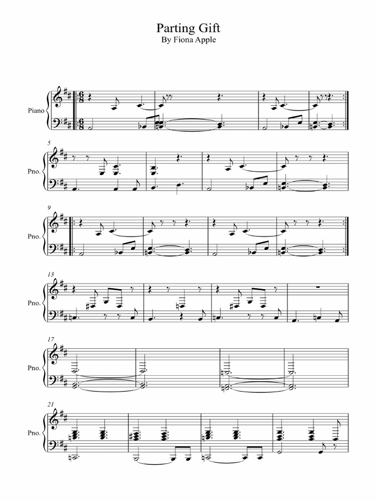 Parting Gift Notes | PDF