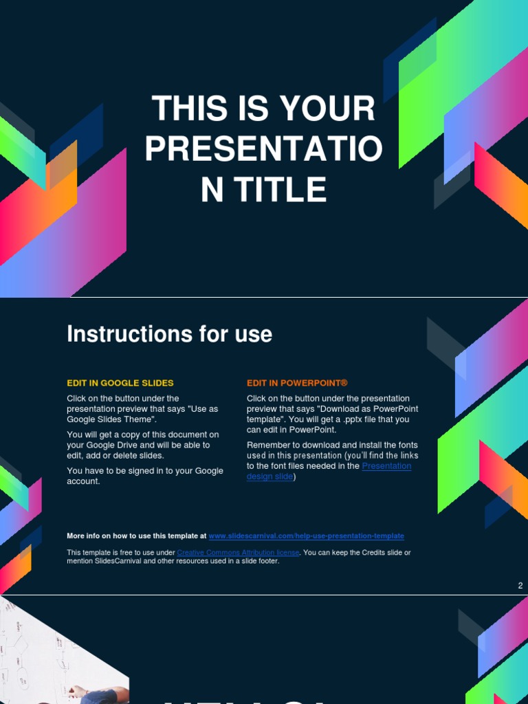 Dumaine · SlidesCarnival | Blue | Color